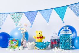 Pack Baby Shower Azul - Candy Bar | HARIBO